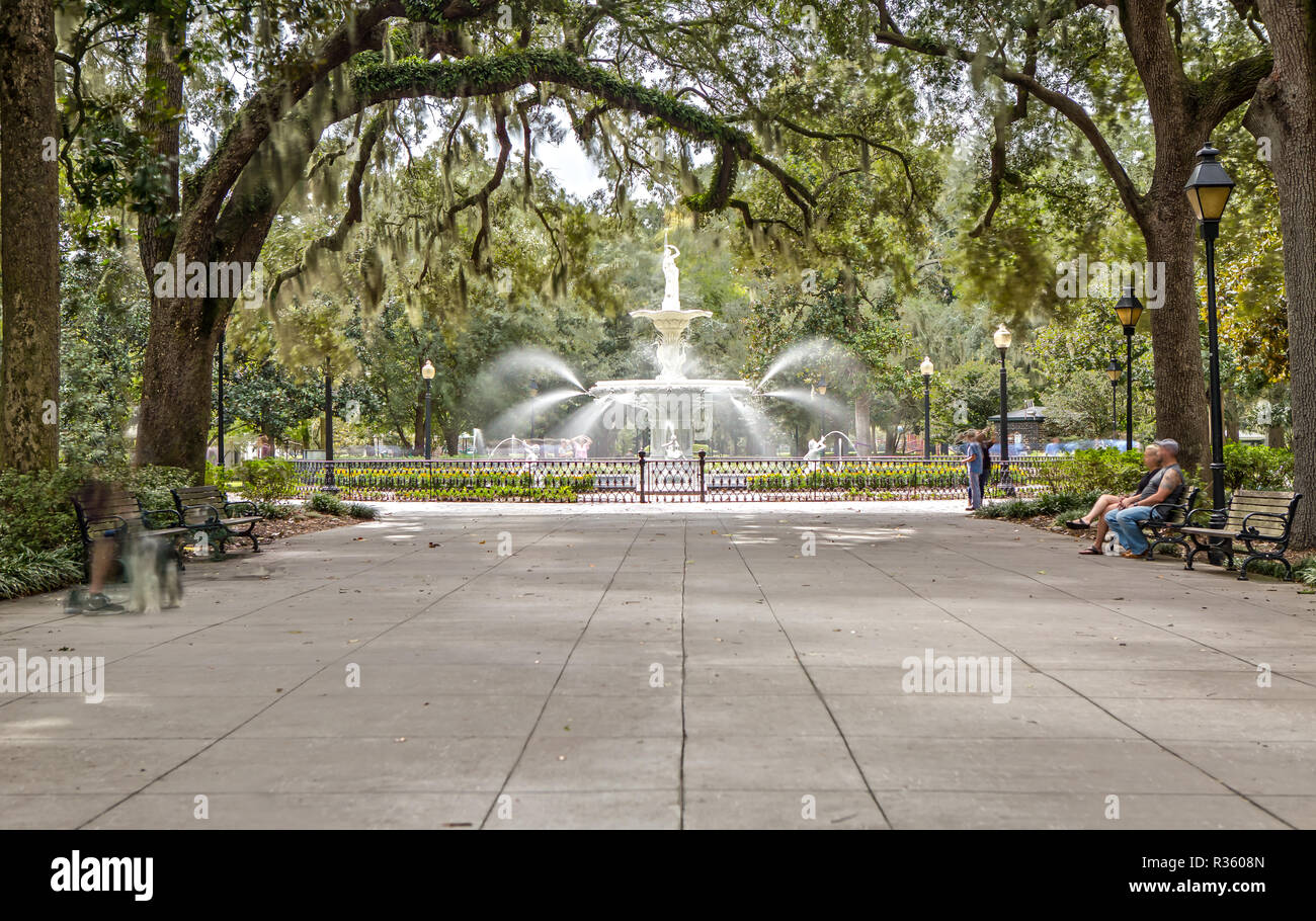 Forsyth park, savannah, ga hi-res stock photography and images - Alamy