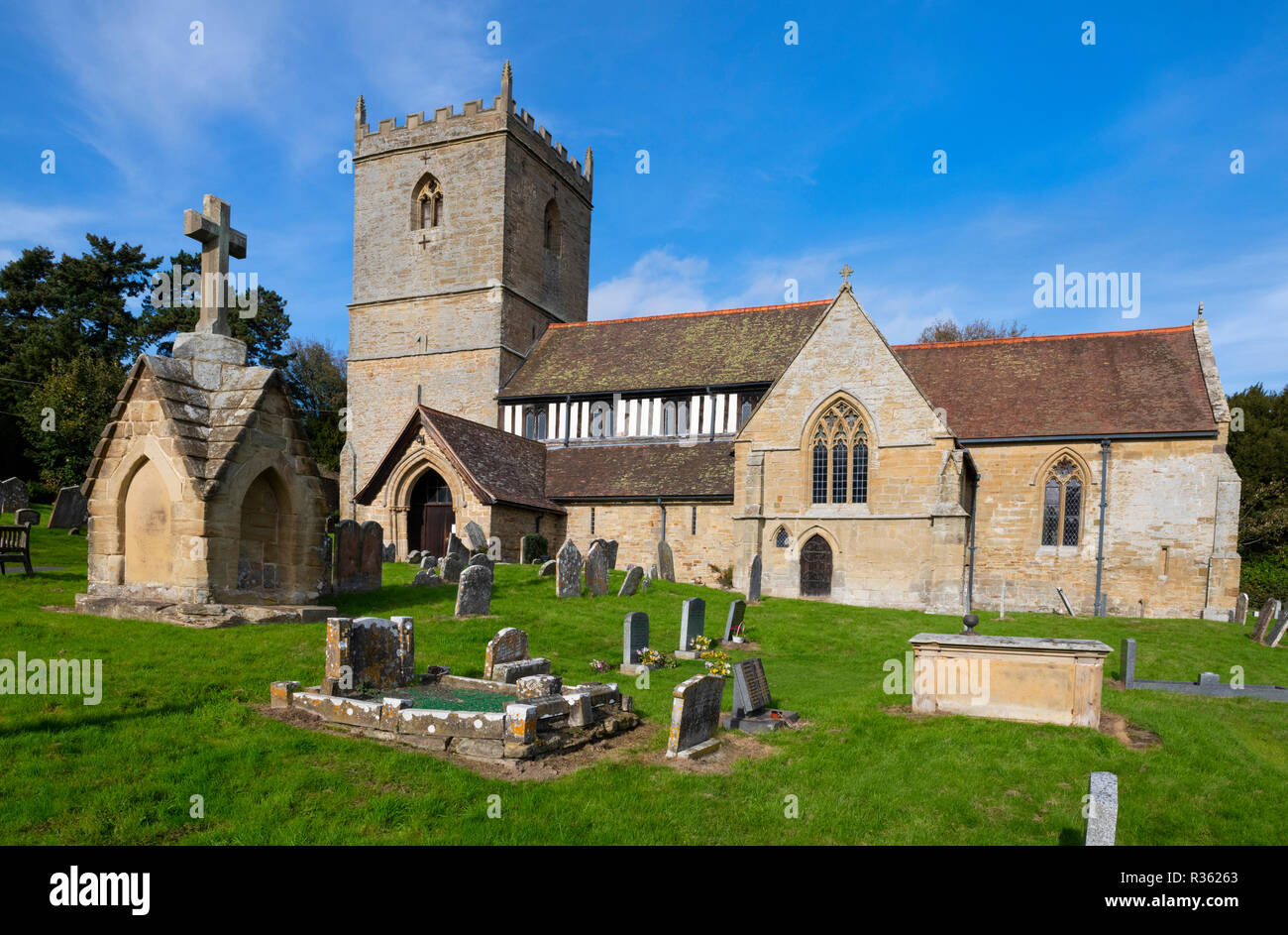 The Church of St John The Baptist at Kinlet, near Cleobury Mortimer ...