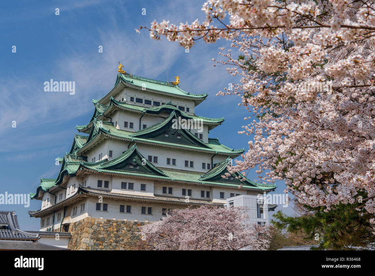 Japan Asia Aichi Architecture Castle High Resolution Stock Photography ...