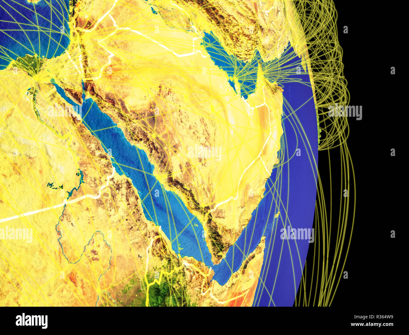 Arabian peninsula satellite image hi-res stock photography and images ...