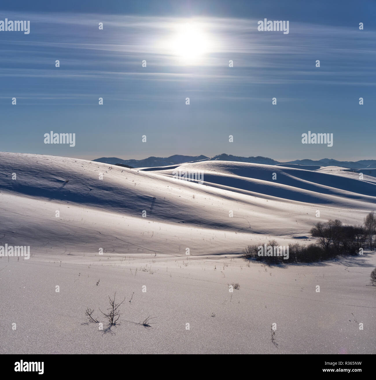 Siberia winter landscape hi-res stock photography and images - Alamy