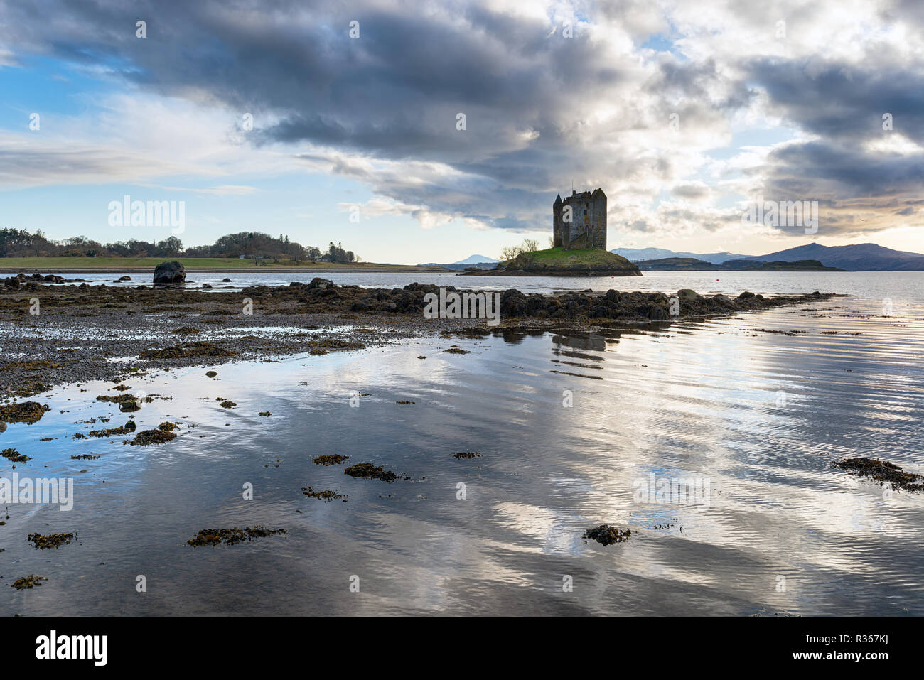 Castle Stalker at Appin in the Highlands of Scotland Stock Photo - Alamy