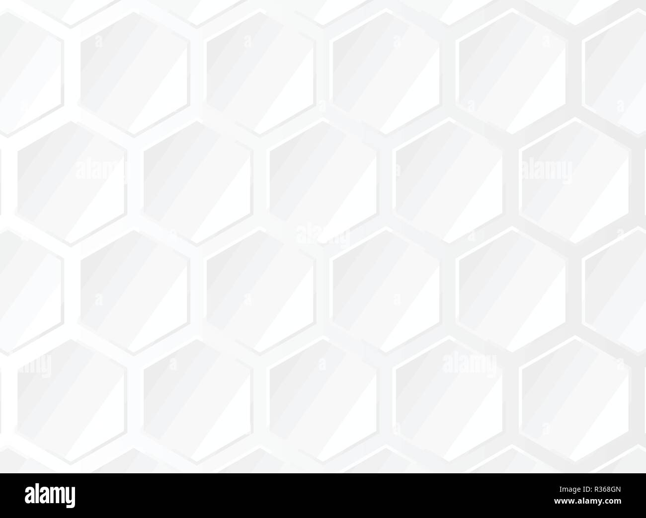 Abstract of zoom futuristic gradient white pentagonal pattern ...