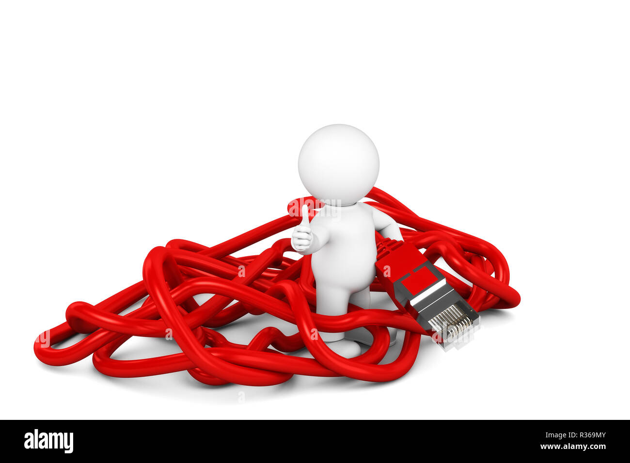 Network interference cable hi-res stock photography and images - Alamy