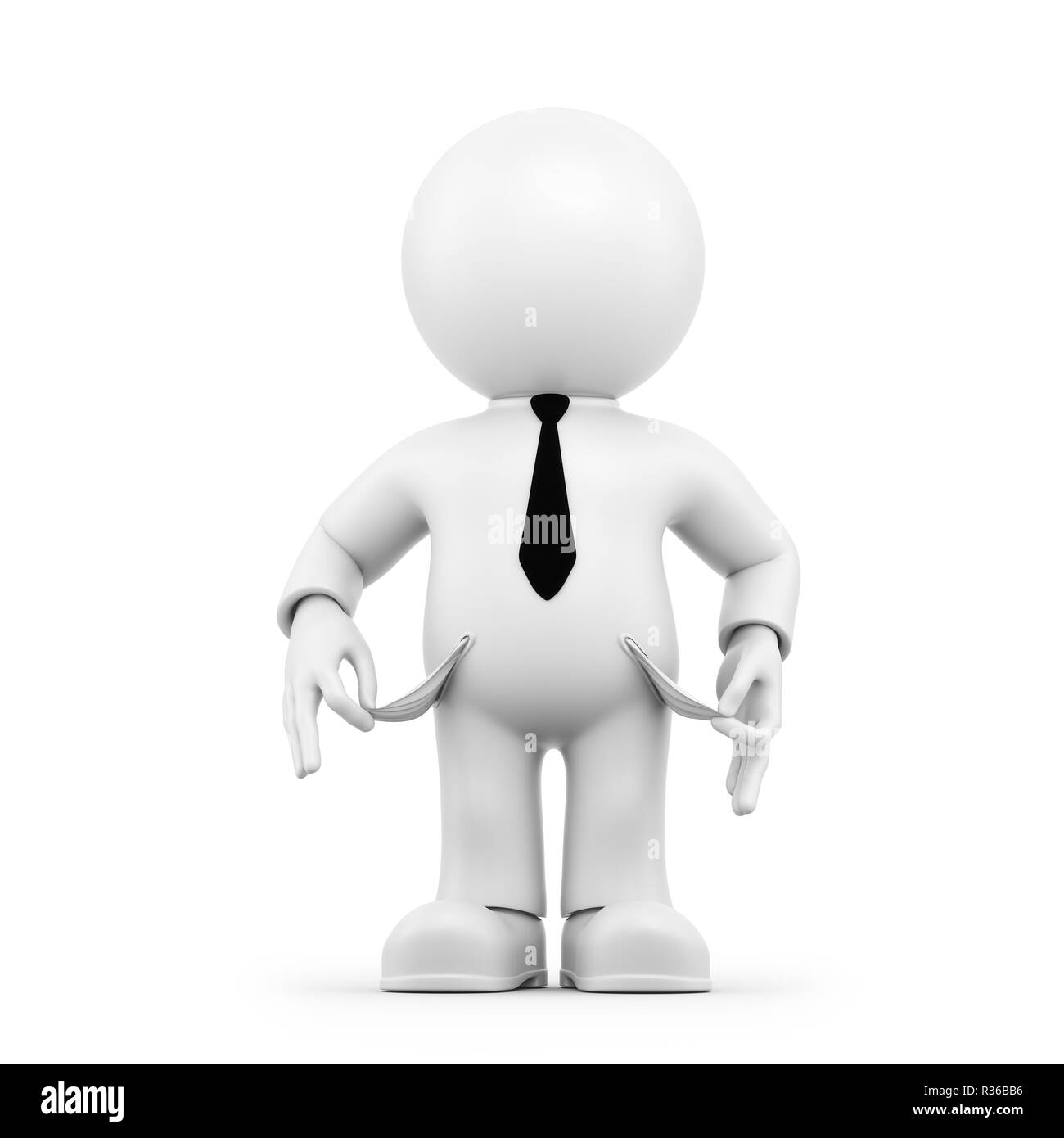 Empty Pockets Man Black and White Stock Photos & Images - Alamy