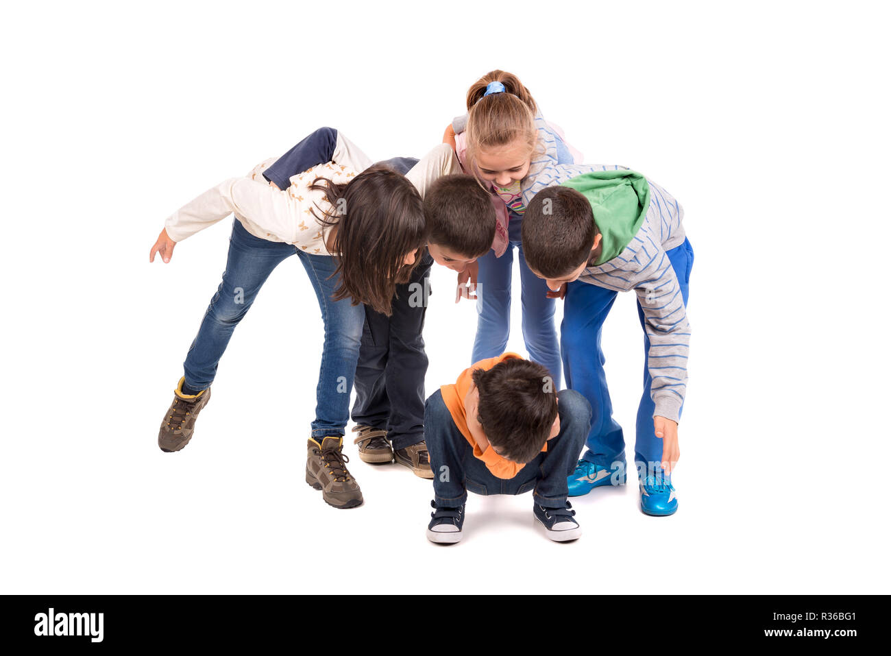 Teens fighting at school Cut Out Stock Images & Pictures - Alamy