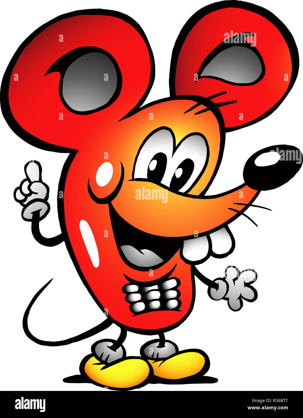 Hand-drawn Vector illustration of an Mouse Cellphone Stock Photo - Alamy