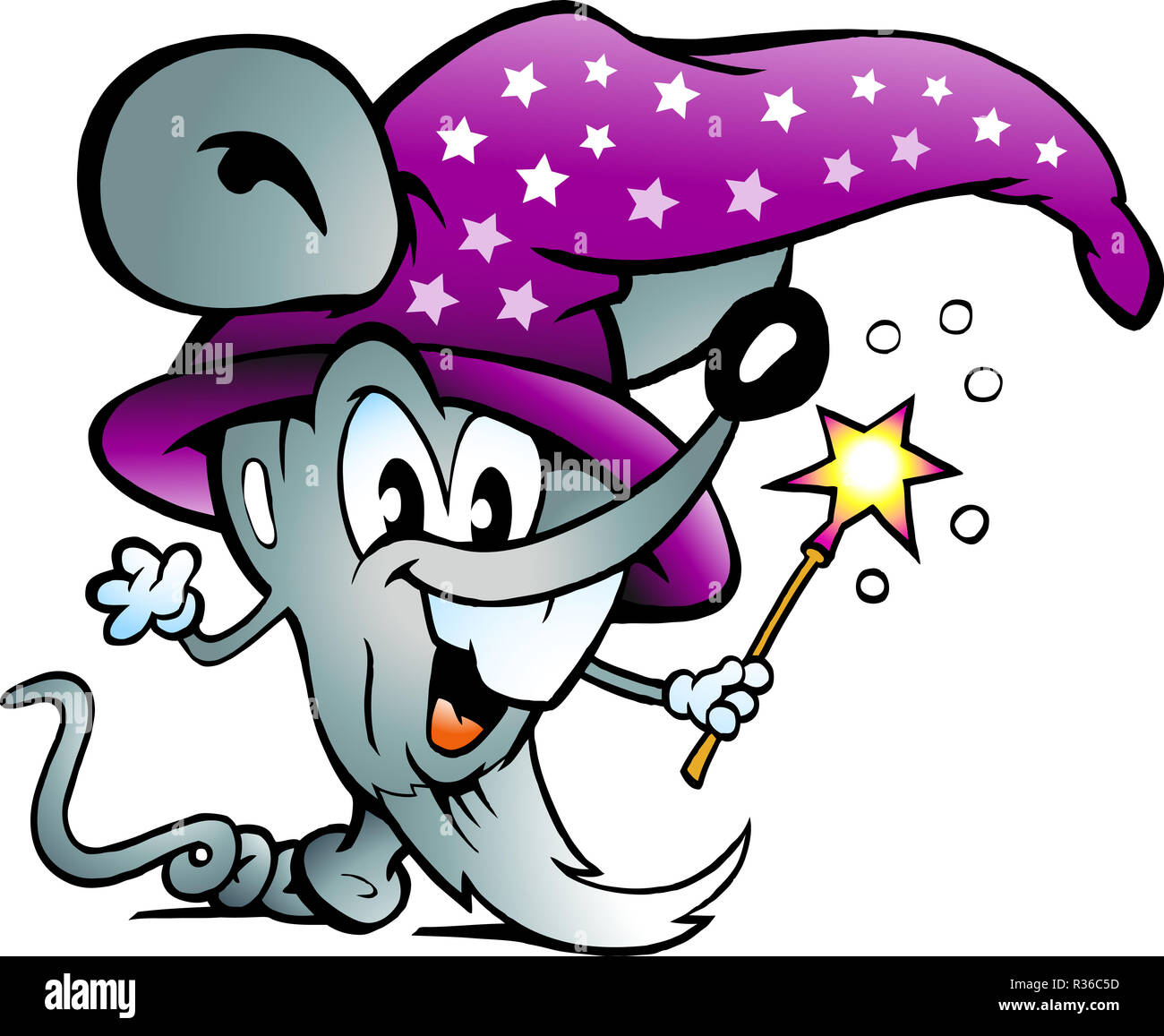 Hand-drawn Vector illustration of an Magic Computer Mouse Stock Photo ...