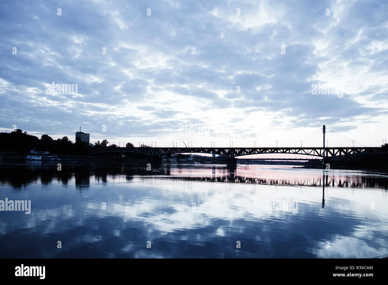 bridge at night Stock Photo - Alamy