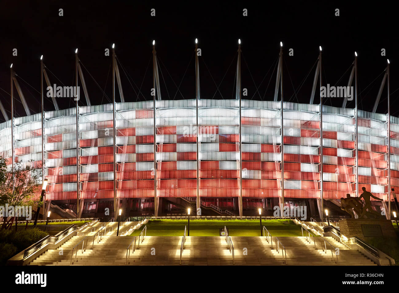 football stadium at night Stock Photo - Alamy