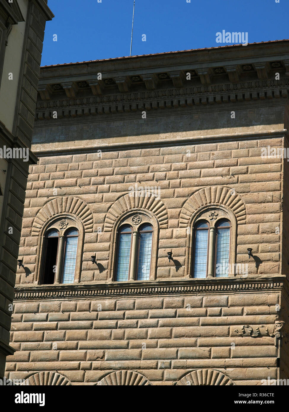 Florence - Picturesque and antique architecture of city center Stock ...