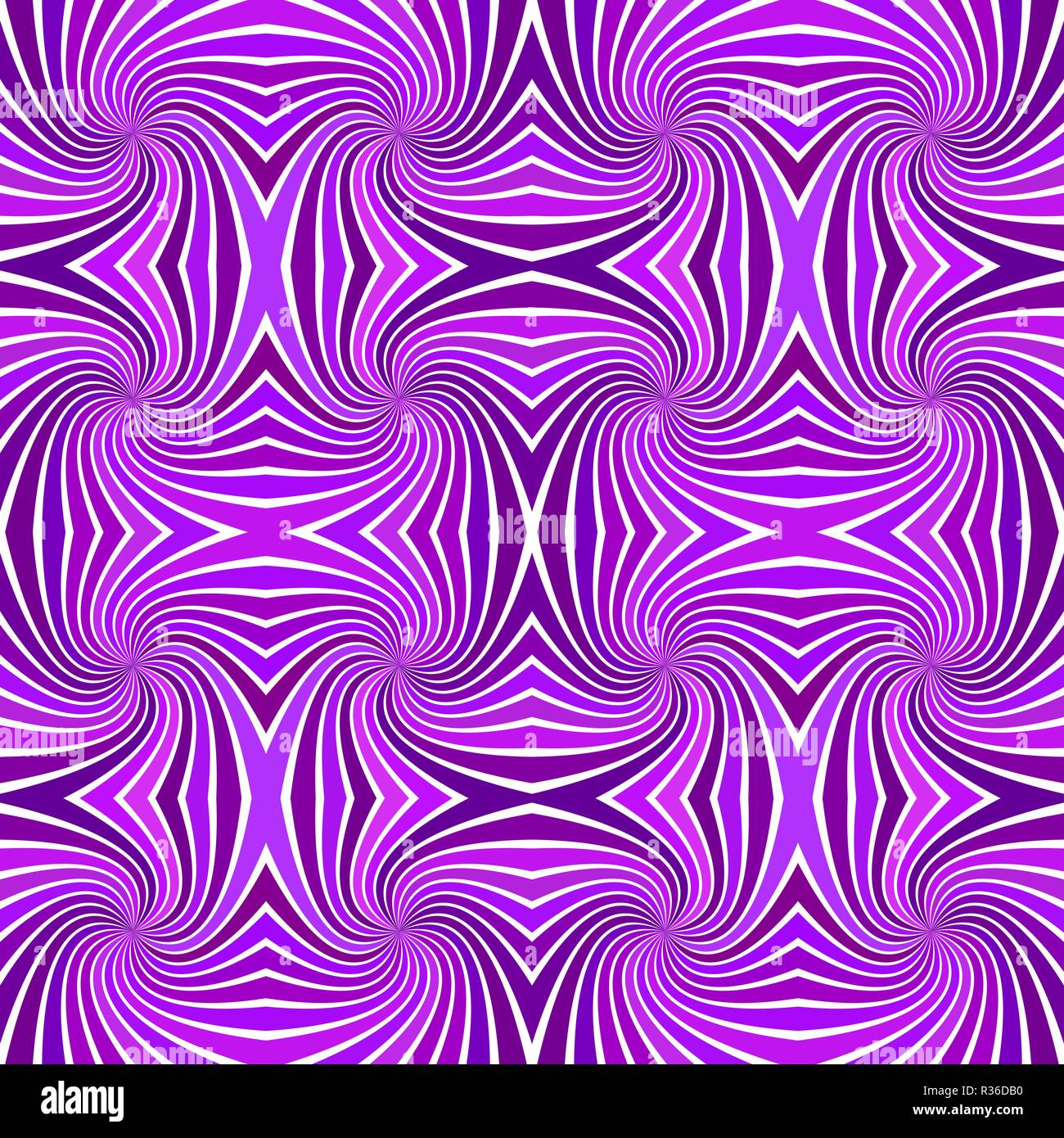 Purple seamless abstract psychedelic spiral stripe pattern background ...