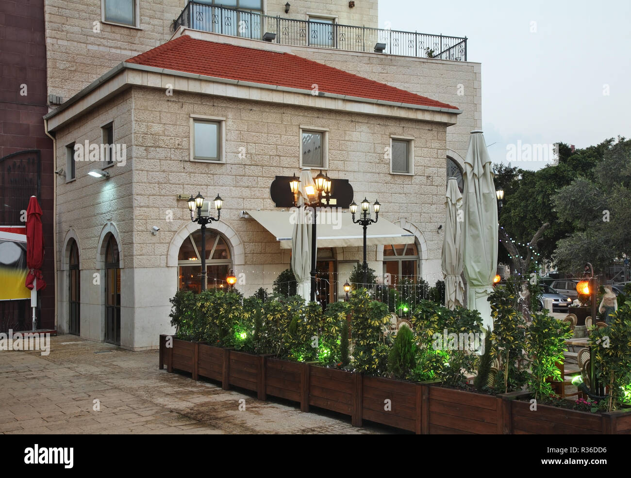 Street in Haifa. Israel Stock Photo - Alamy