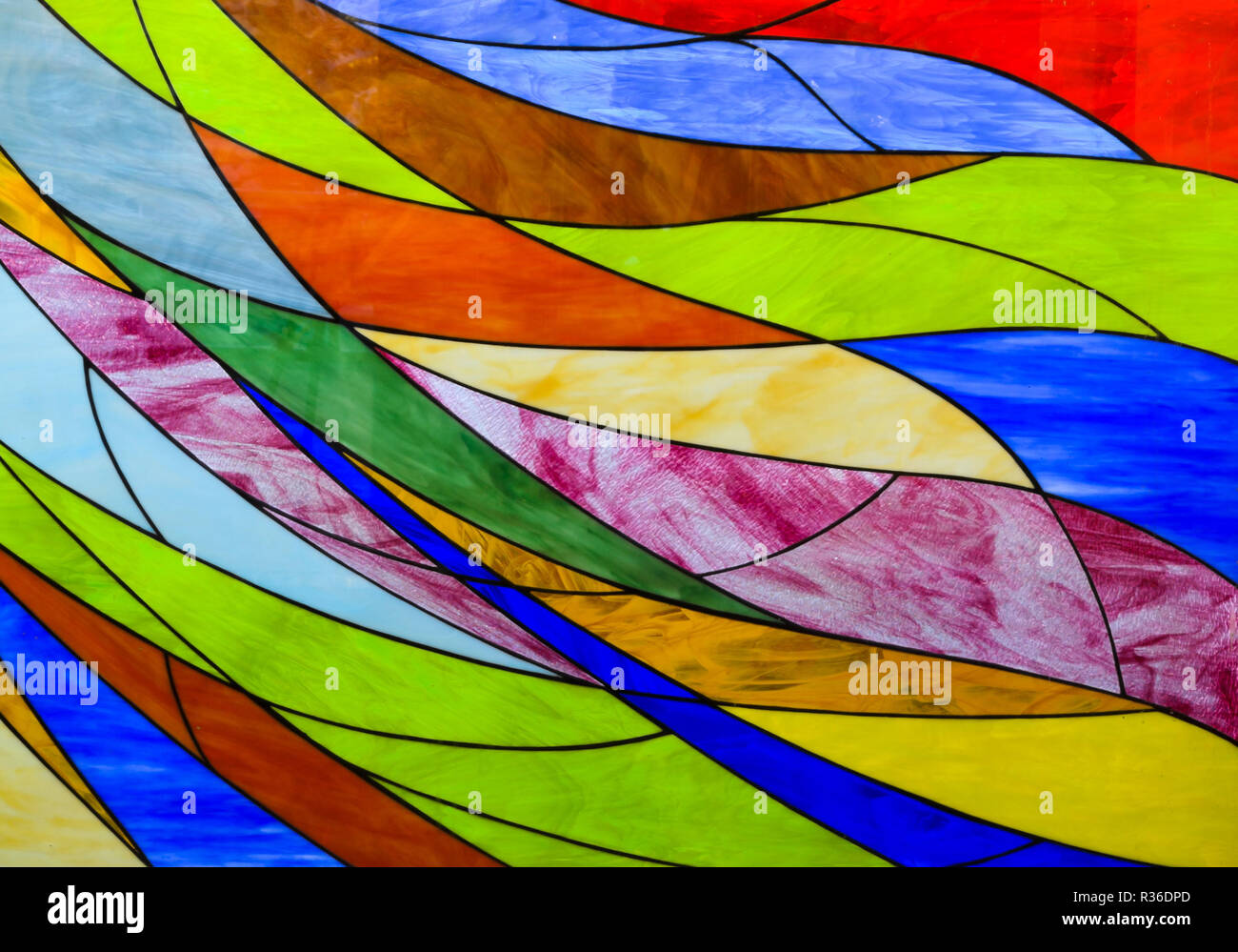 Abstract orange glass window pane hi-res stock photography and images ...