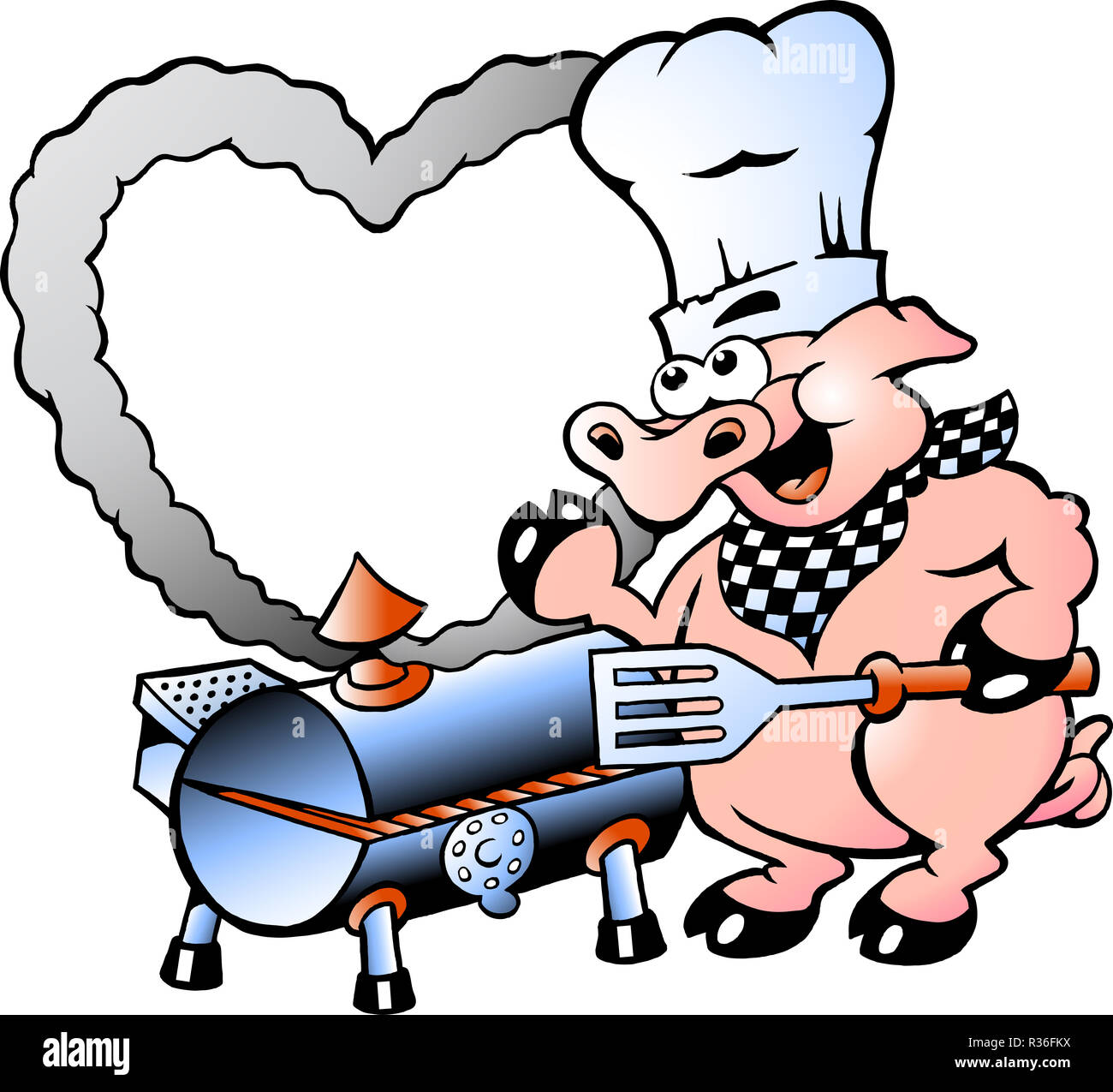 Clipart Pig Barbecue