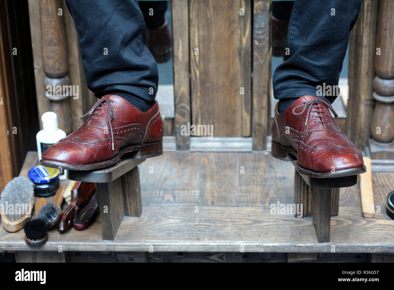 Boot blacking hi-res stock photography and images - Alamy