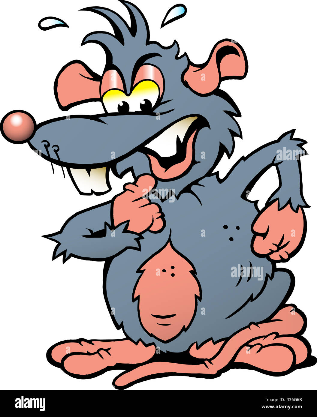 Rat hand drawn Cut Out Stock Images & Pictures - Alamy