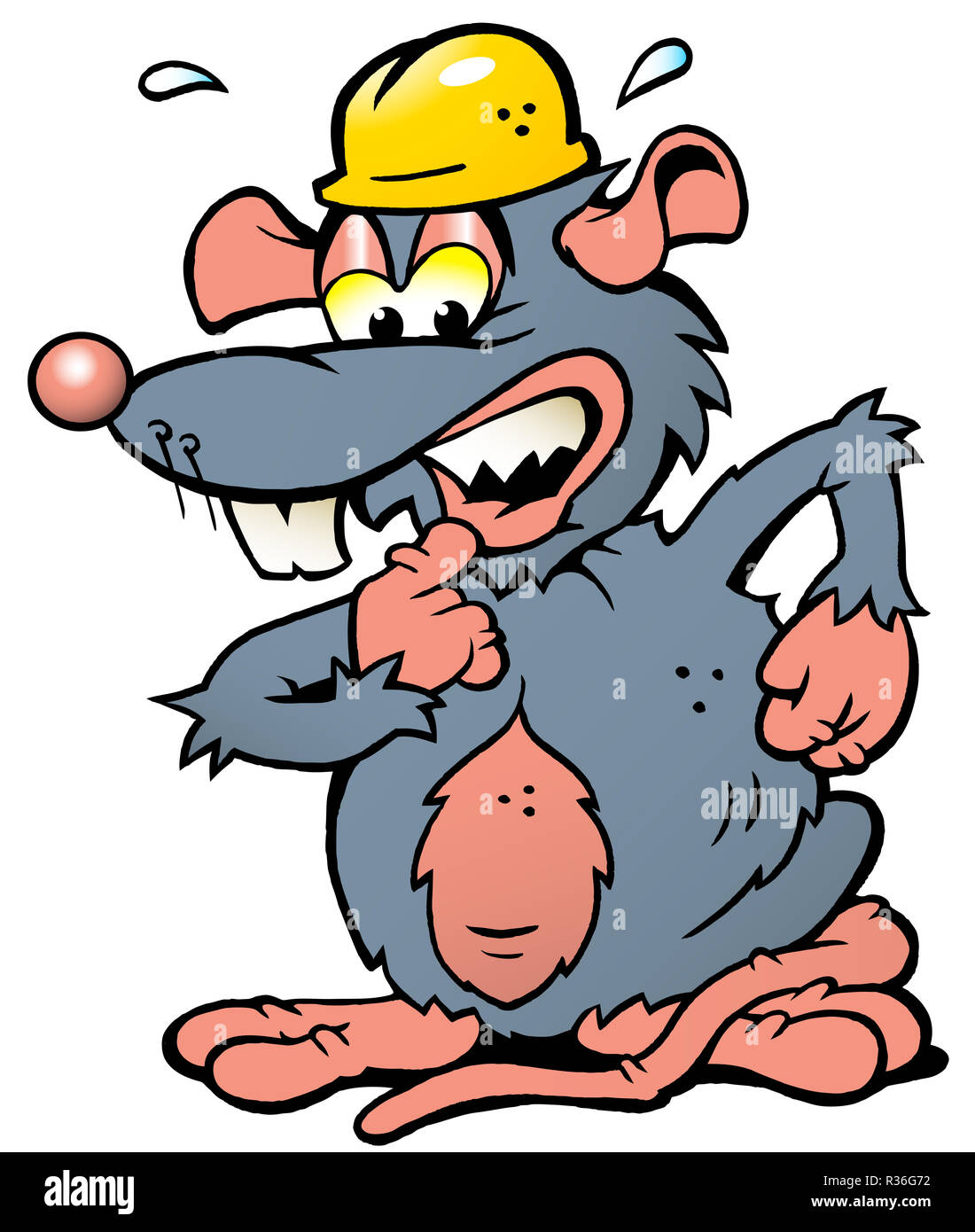 Scared cartoon mouse hand hi-res stock photography and images - Alamy