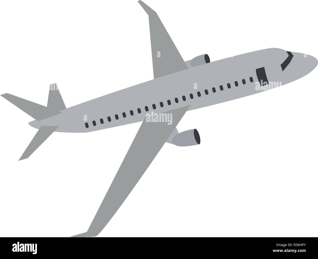 Aero plane graphic design template vector illustration Stock Vector ...
