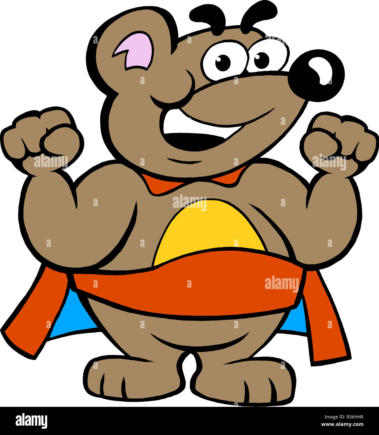 Cartoon superhero vector animal hi-res stock photography and images - Alamy