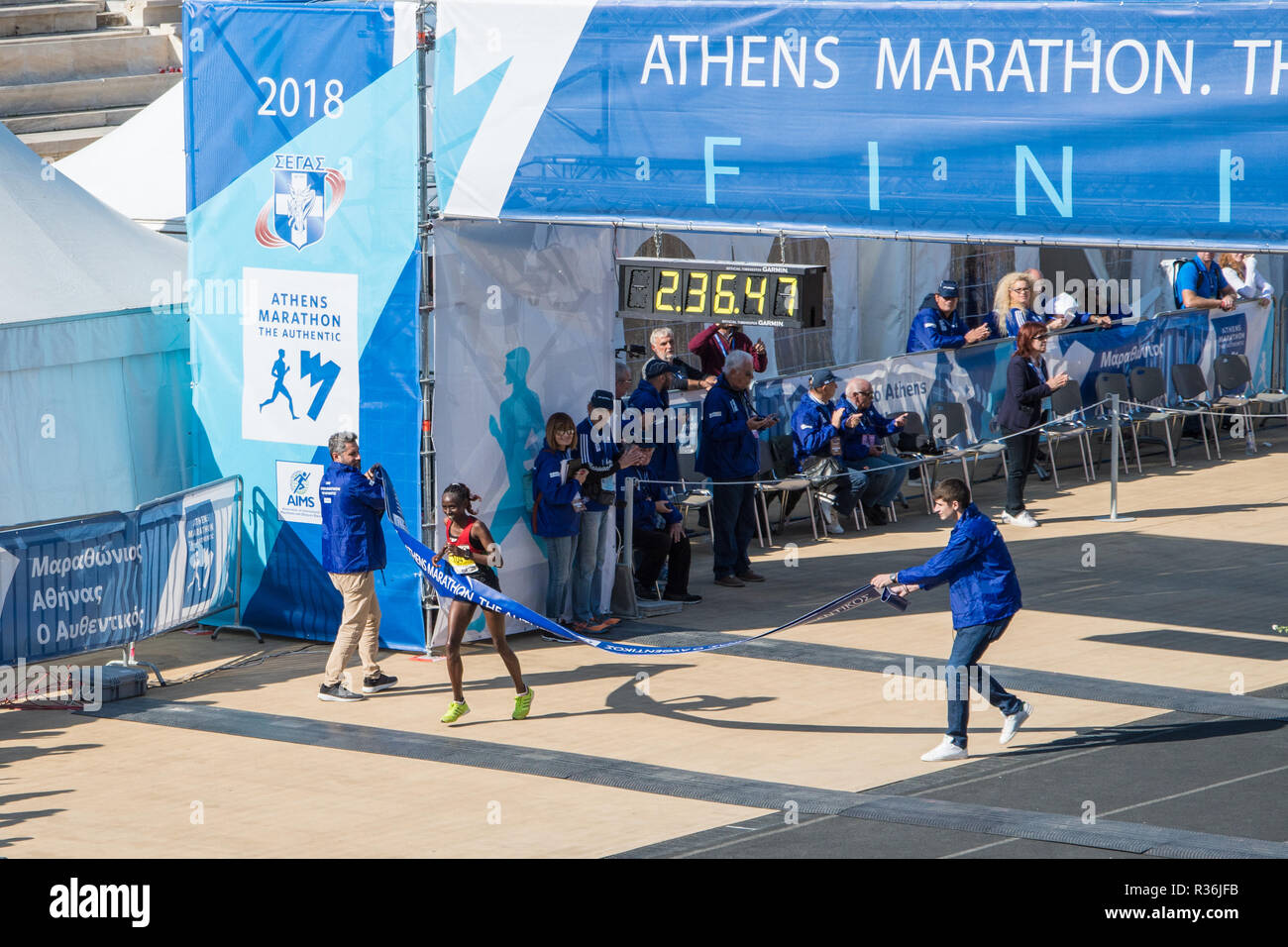 Marathon finish line winner women kenya hi-res stock photography and ...