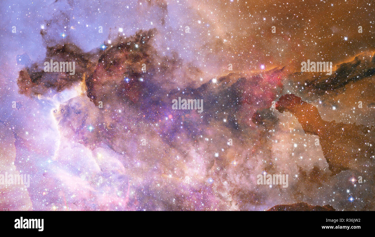 Universe filled with stars, nebula and galaxy. Elements of this image ...