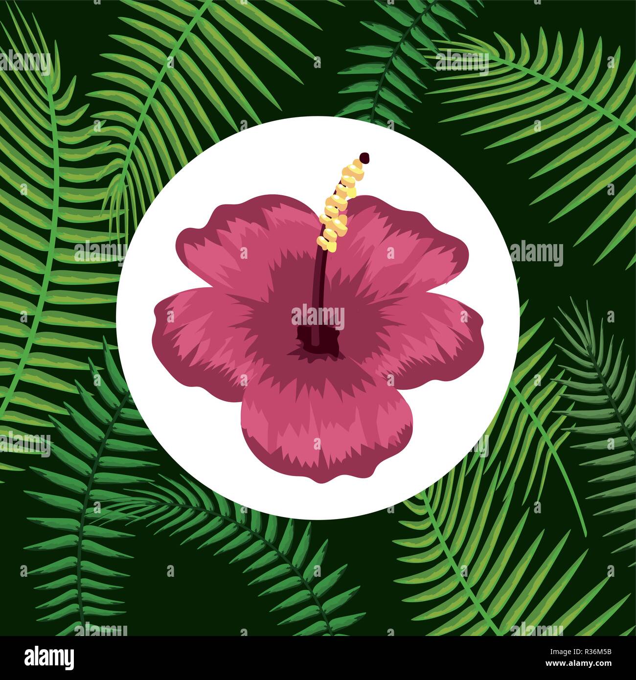 seamless floral pattern flower round icon cartoon vector illustration ...