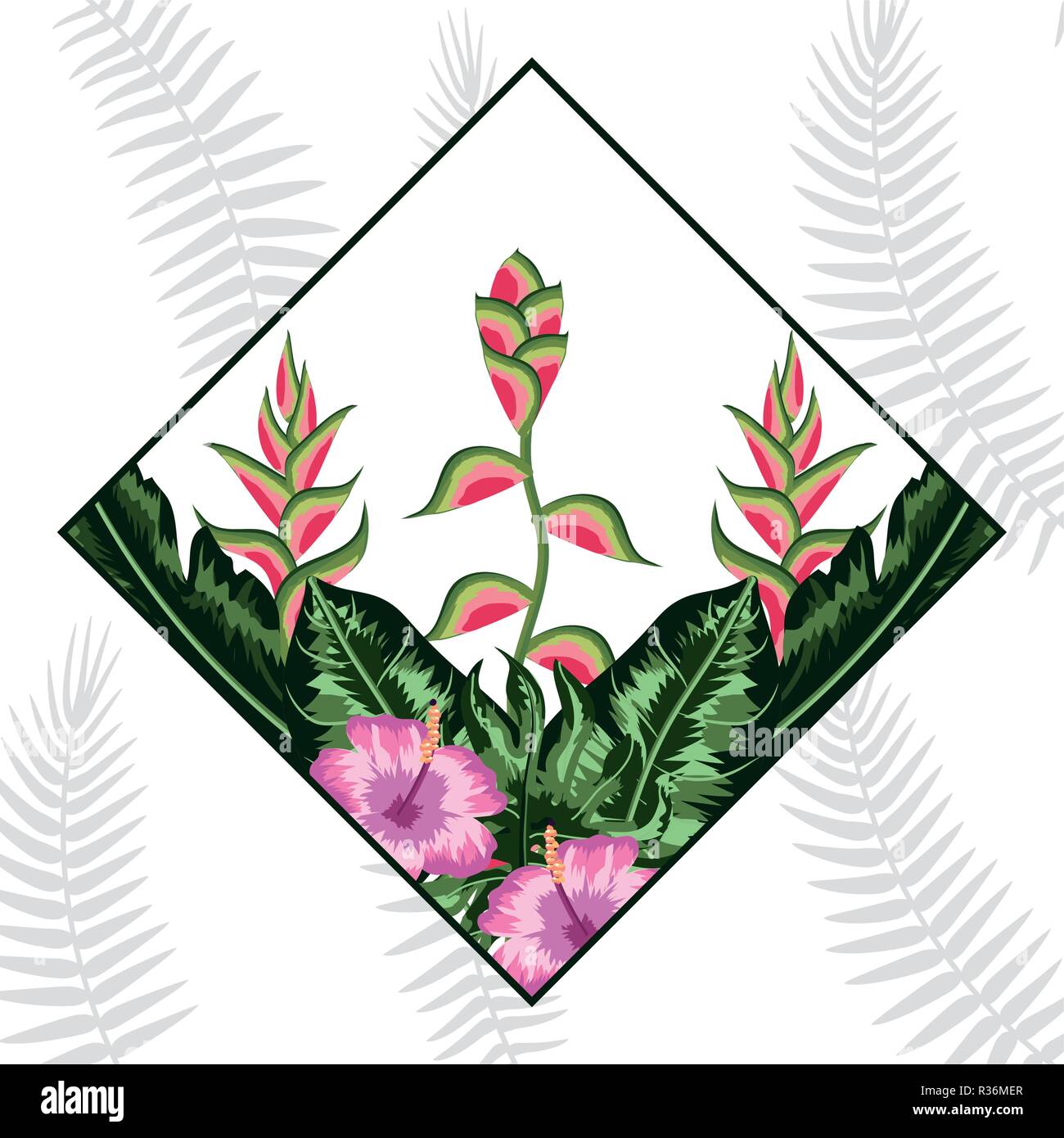 seamless floral pattern diamond cartoon vector illustration graphic ...