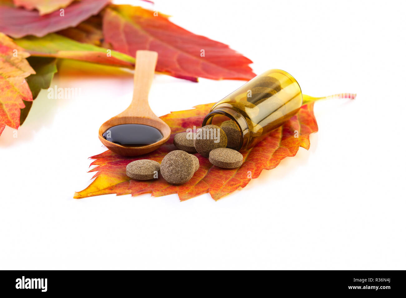 Ginkgo biloba drug capsule hi-res stock photography and images - Alamy