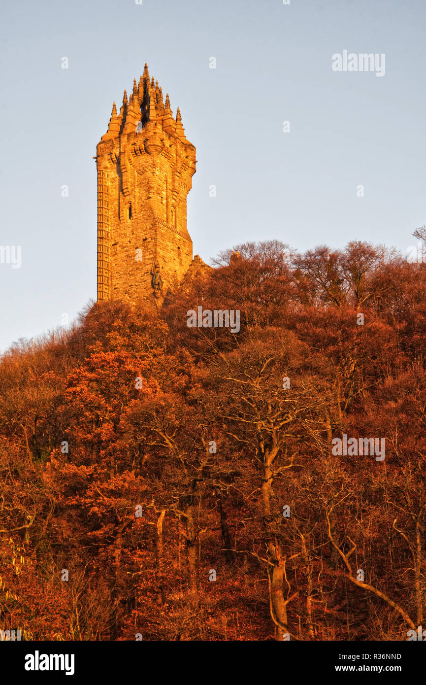 The National Wallace Monument Stock Photo - Alamy