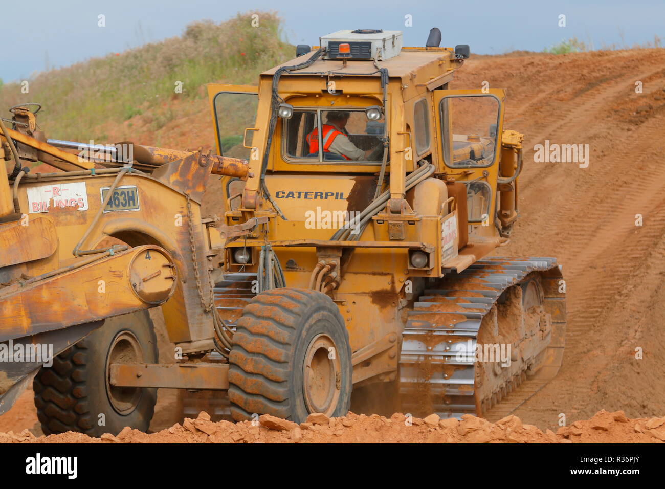 Caterpillar tractor and box hi-res stock photography and images - Alamy