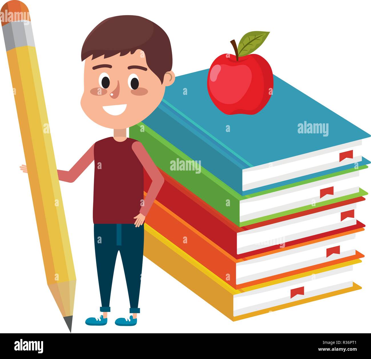 Cartoon School Books