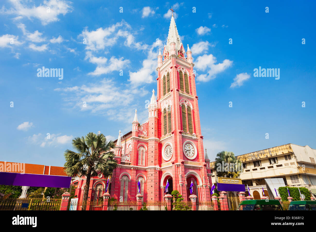 Tan Dinh parish church or Church of the Sacred Heart of Jesus is a ...