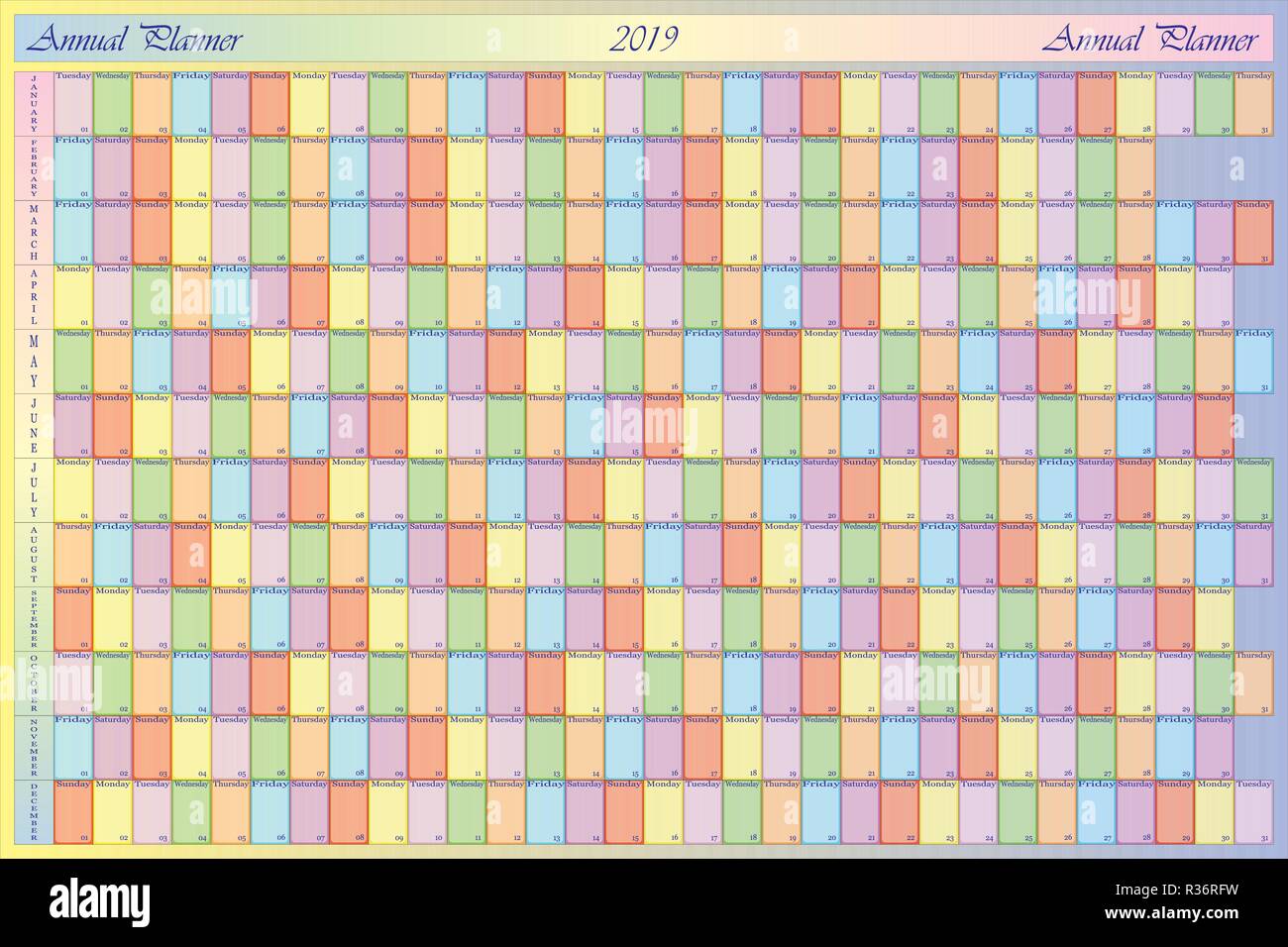 Seasonal planner vector vectors hi-res stock photography and images - Alamy