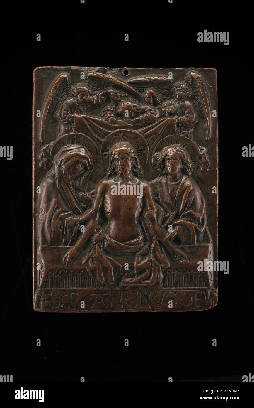 Christ in Tomb with Virgin and Saint John. Dated: 15th century ...