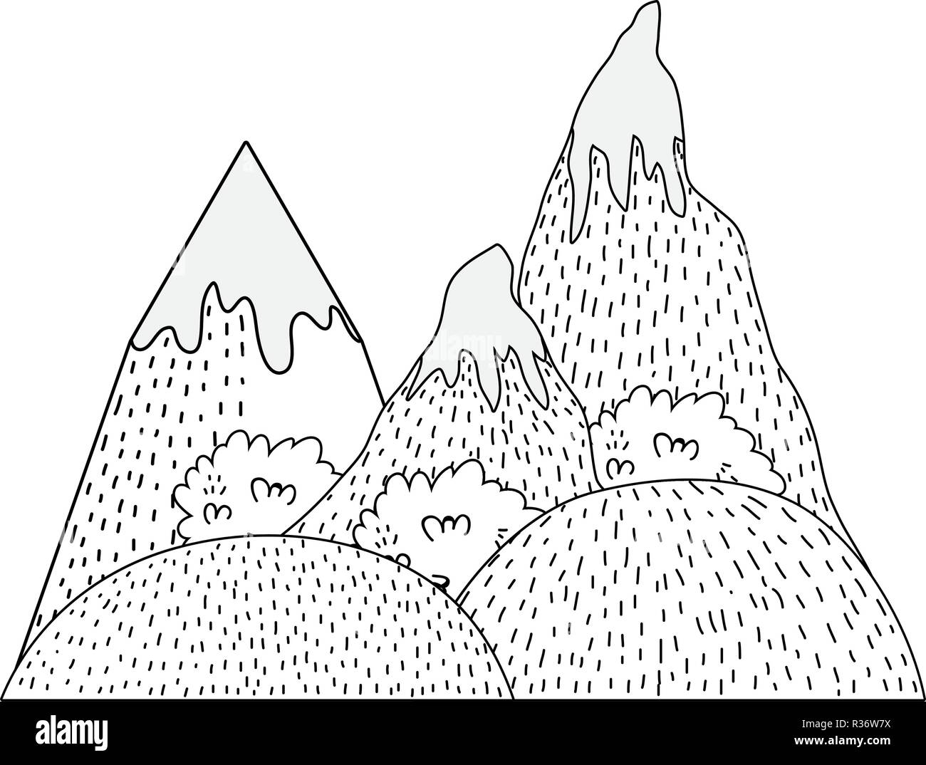 Tropical alpine Stock Vector Images - Alamy