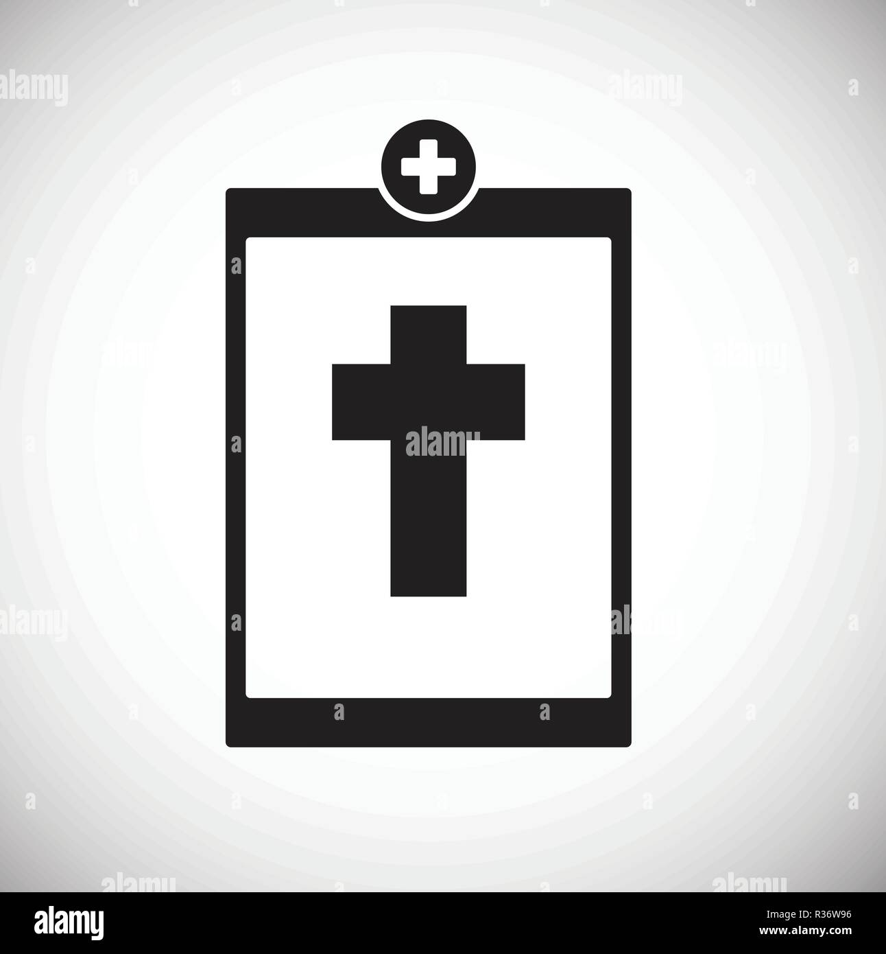 Death report on white background icon Stock Vector Image & Art - Alamy