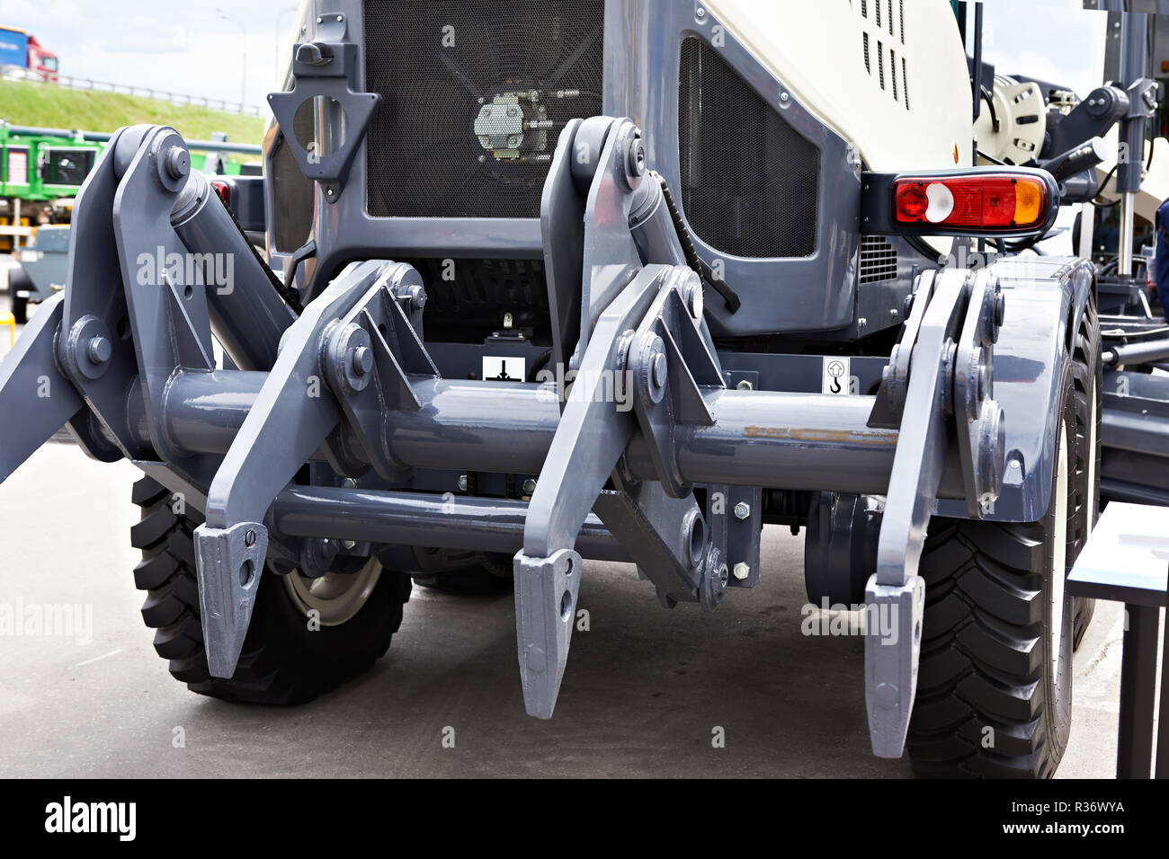 Motor grader hi-res stock photography and images - Alamy