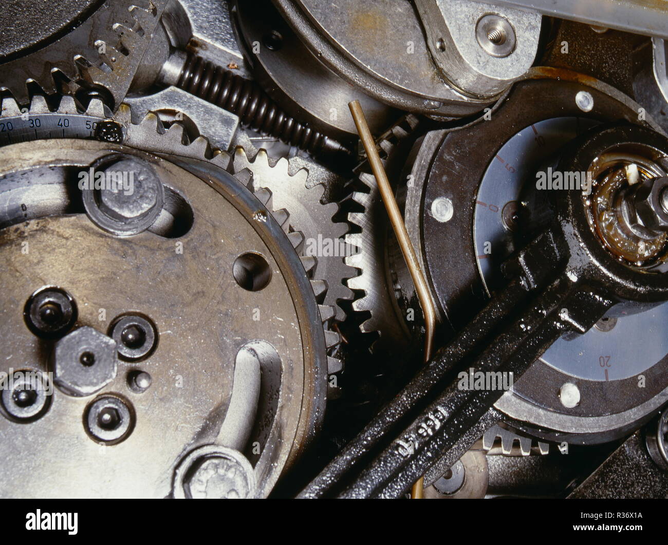 Car with cogwheels hi-res stock photography and images - Alamy