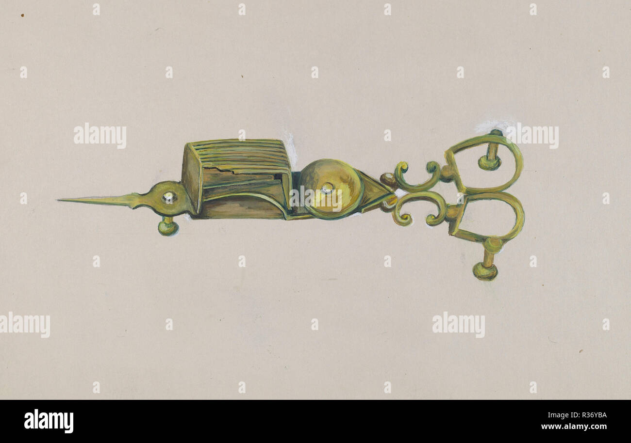 Candle Snuffer. Dated: 1935/1942. Dimensions: overall: 22 x 34 cm (8 11 ...