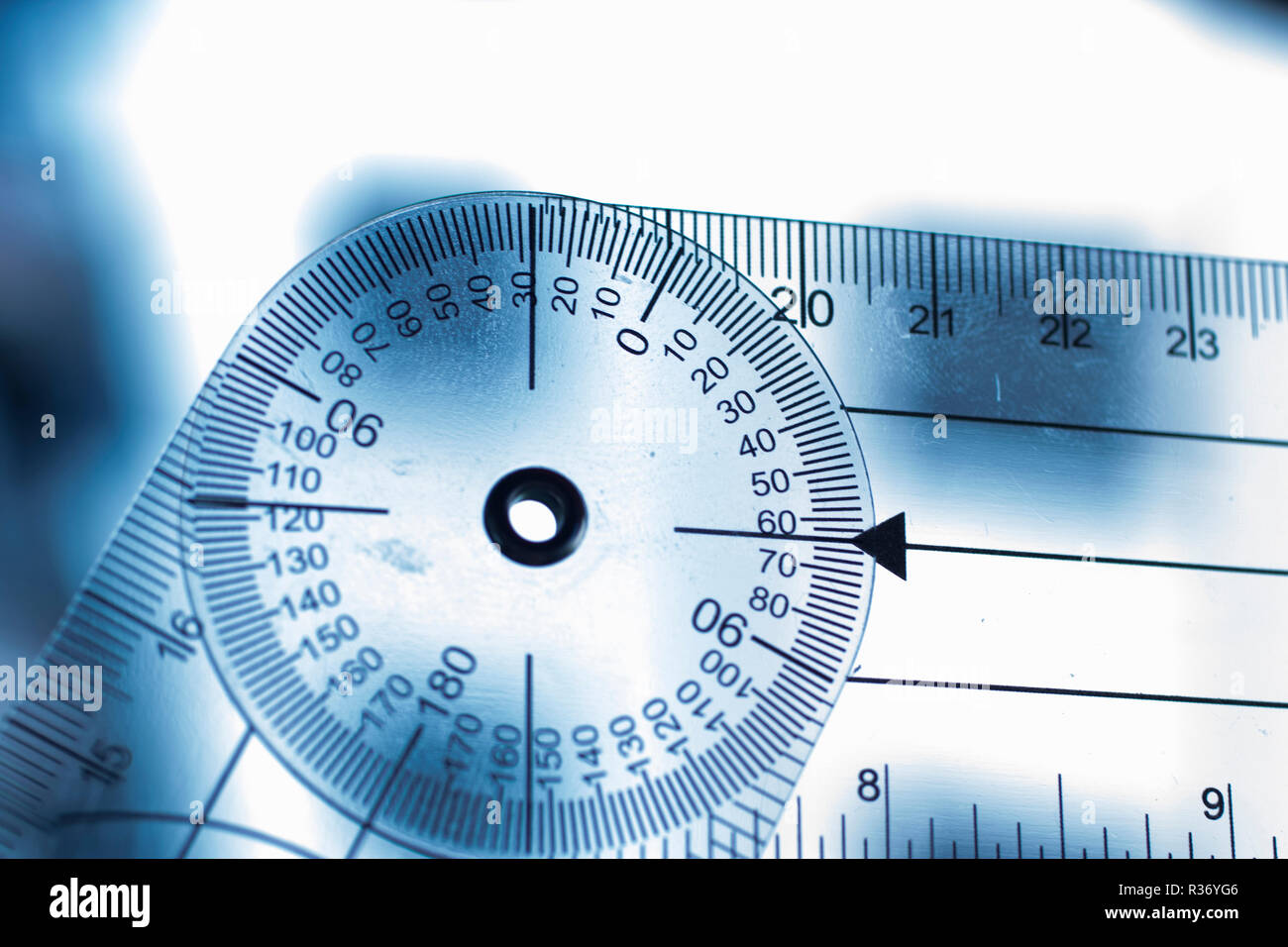 Goniometer movement medical instrument used for measuring mobility of ...