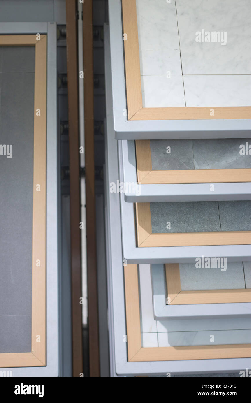 Kitchen bathroom tiles showroom display of new tiling option for floors ...