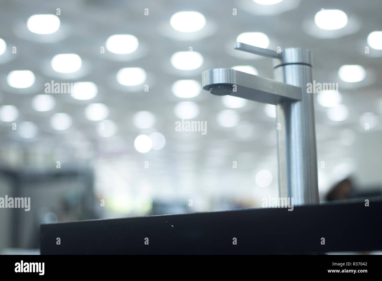 Bathroom tap sink showroom display of new design option for home ...