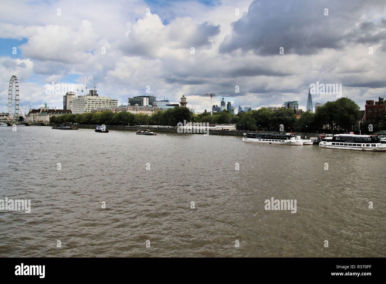 A view of the River Thames at Westminster Stock Photo - Alamy