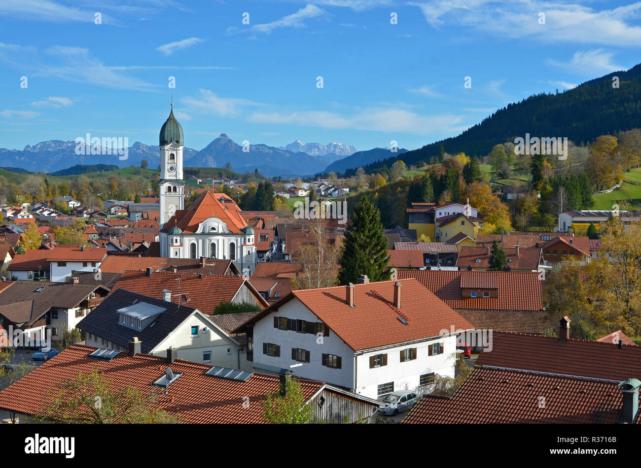 nesselwang in the allgÃ¤u Stock Photo - Alamy