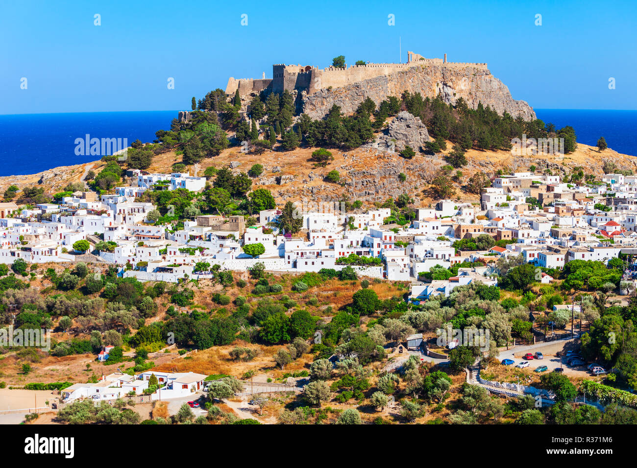 Rhodes greece aerial view hi-res stock photography and images - Alamy
