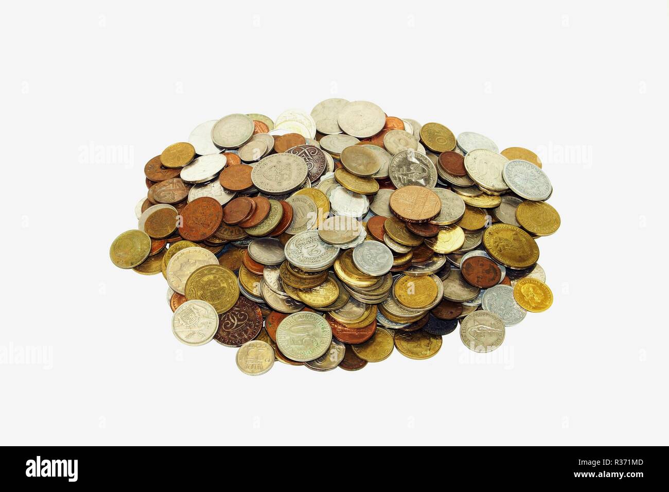 Gold specie coins hi-res stock photography and images - Alamy
