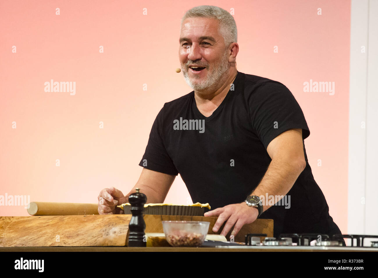 Celebrity Chef Paul Hollywood gives a demonstration, Q&A and signs ...