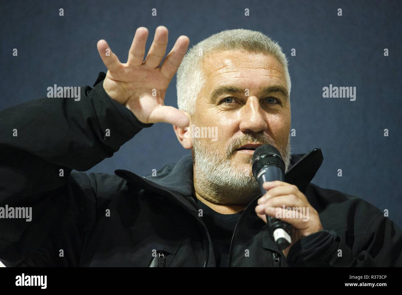 Celebrity Chef Paul Hollywood gives a demonstration, Q&A and signs ...