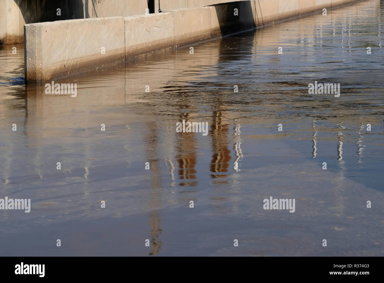 View of Shafdan Wastewater Treatment Plant, Israel’s main wastewater ...